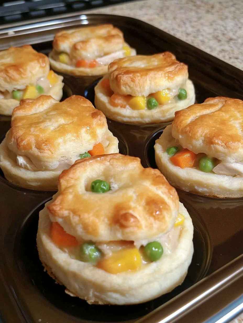 Mini Chicken Pot Pies - All easy recipes