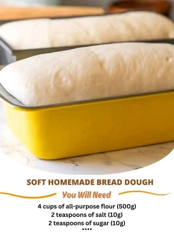 Soft Homemade Bread Dough: Fluffy as a Cloud! - All easy recipes
