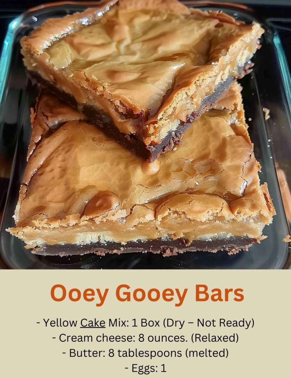 Ooey Gooey Bars Recipe - All easy recipes